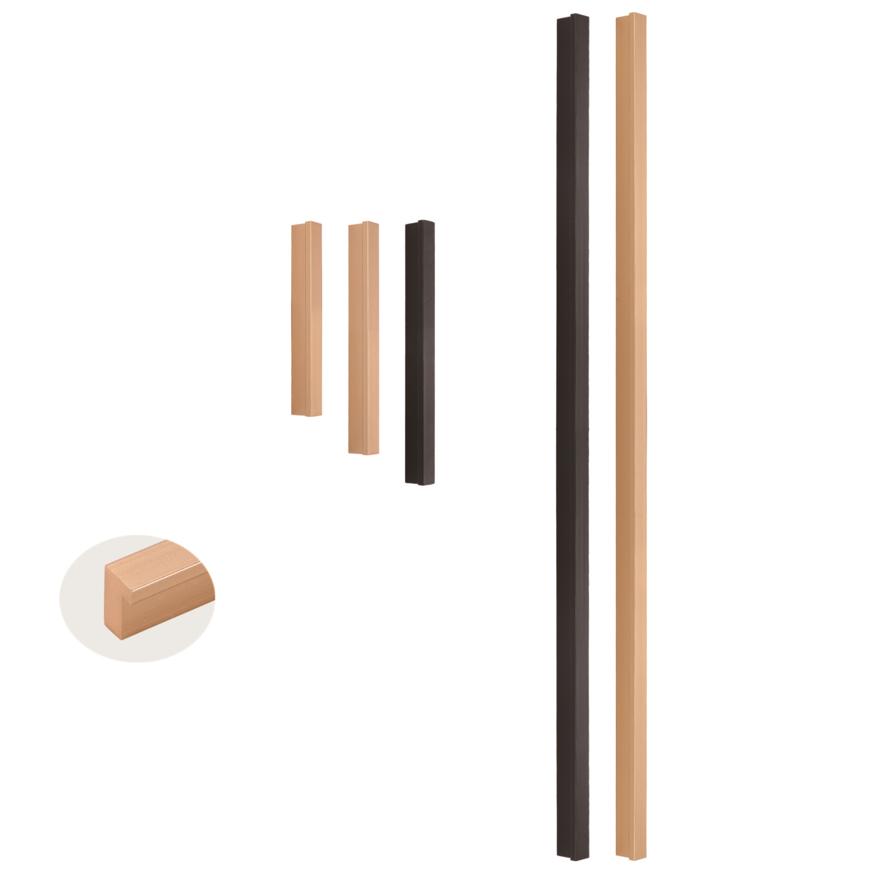 Aluminium long profile handle for wardrobe - AMBA HARDWARE CO., LTD