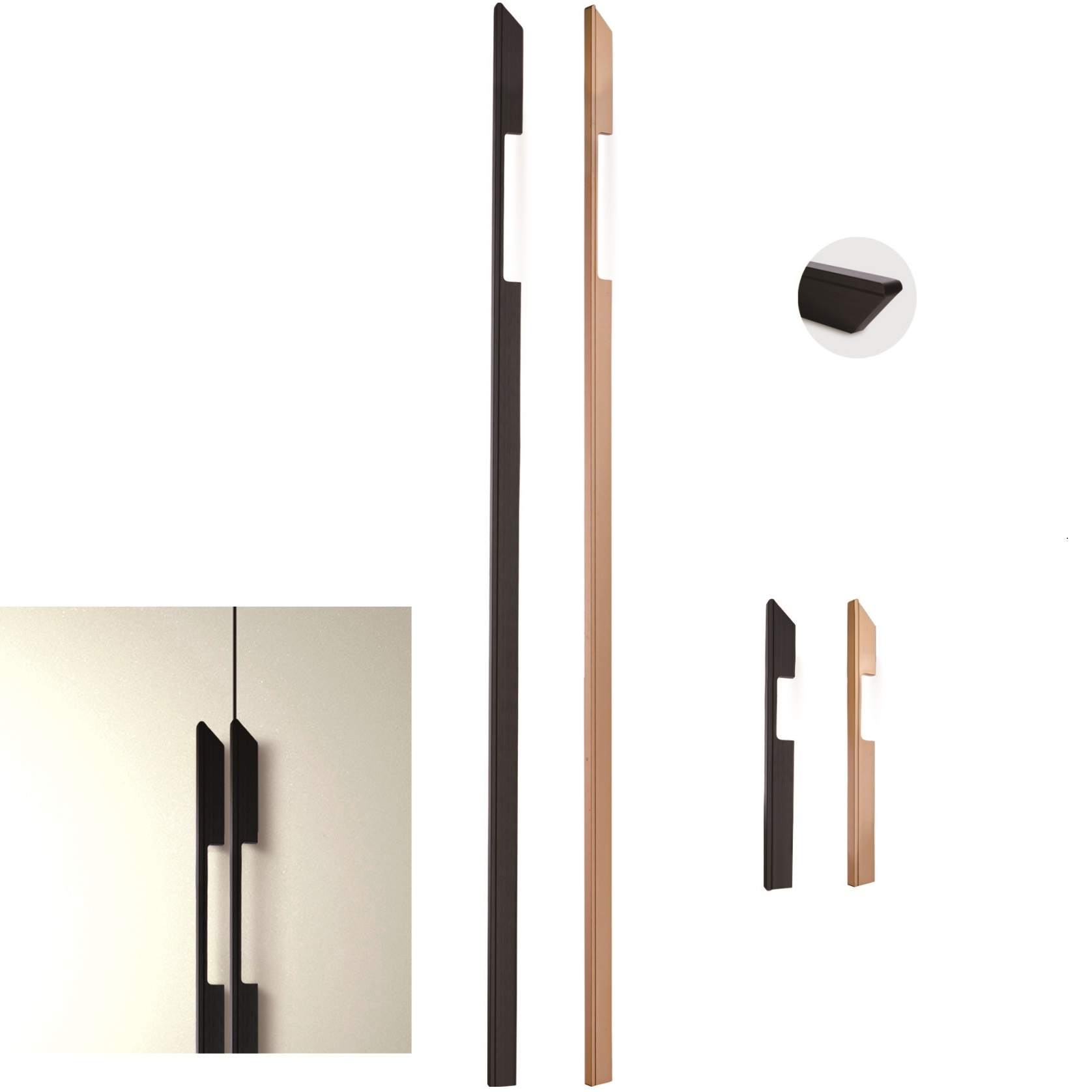 Kitchen Cabinet Handle Long Profile Pull - AMBA HARDWARE CO., LTD