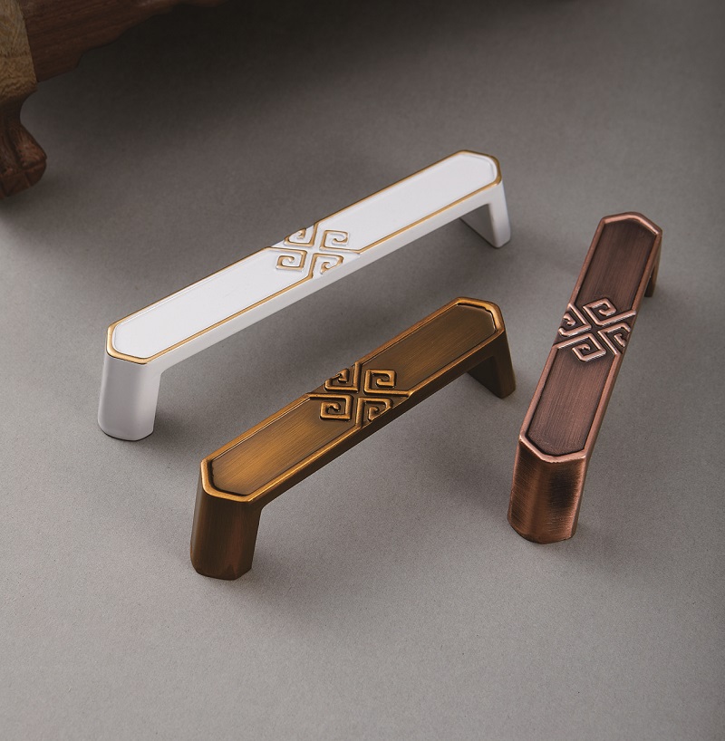 Antique copper bookcase handle 5210 - AMBA HARDWARE CO., LTD