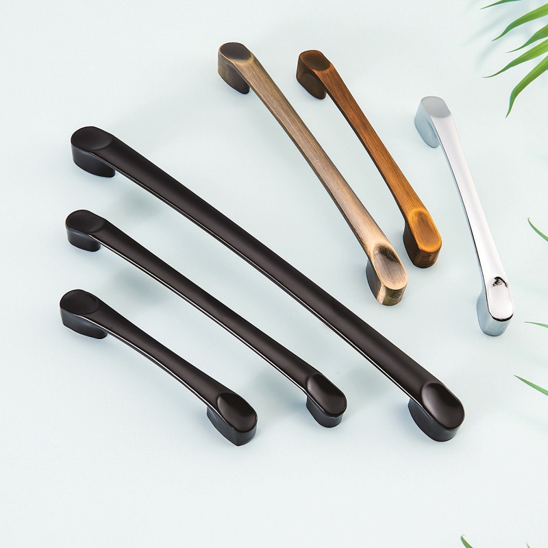 Fancy bent pull for furniture 30566 - AMBA HARDWARE CO., LTD