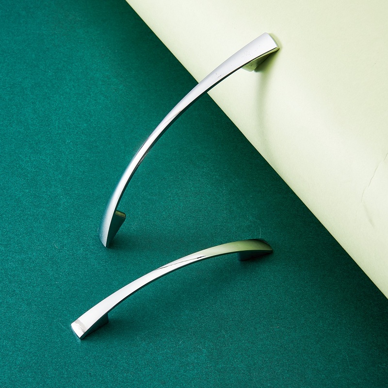Modern bent aluminium handle 5368 - AMBA HARDWARE CO., LTD